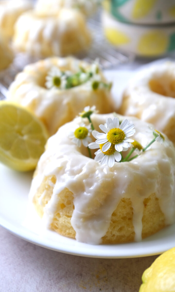 Mini Lemon Bundt Cakes Recipe » Of Jen Sweets